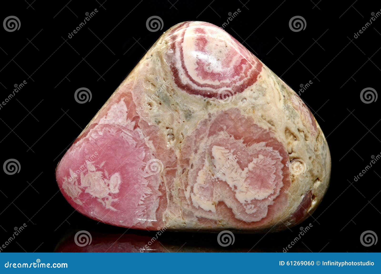 Rhodochrosite stock photo. Image of bright, isolated - 61269060