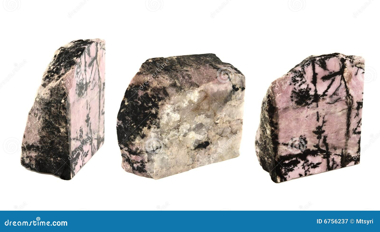 Rhodonite stock image. Image of pattern, close, front - 6756237