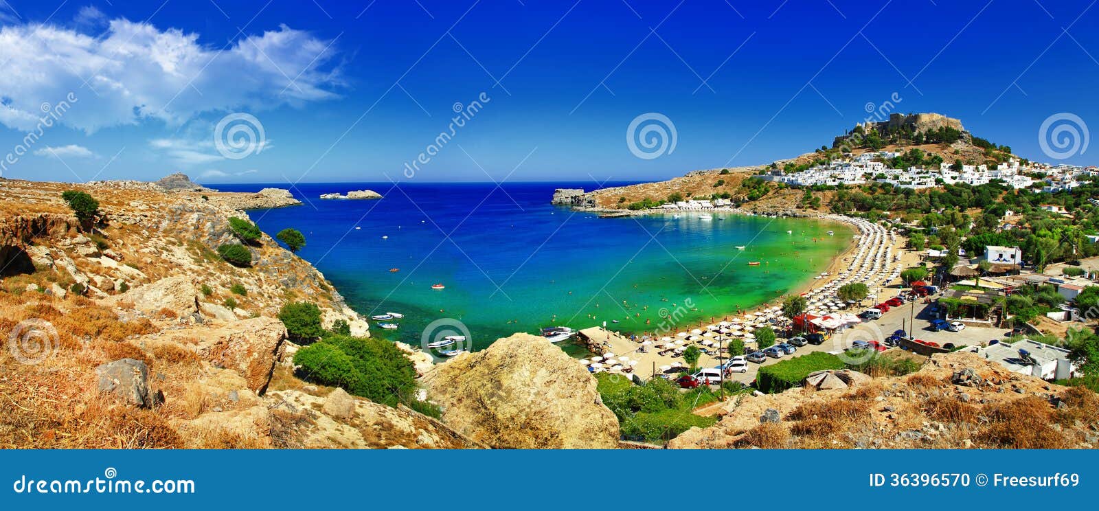 Rhodos-Insel, Griechenland stockfoto. Bild von berg, mittelmeer - 36396570