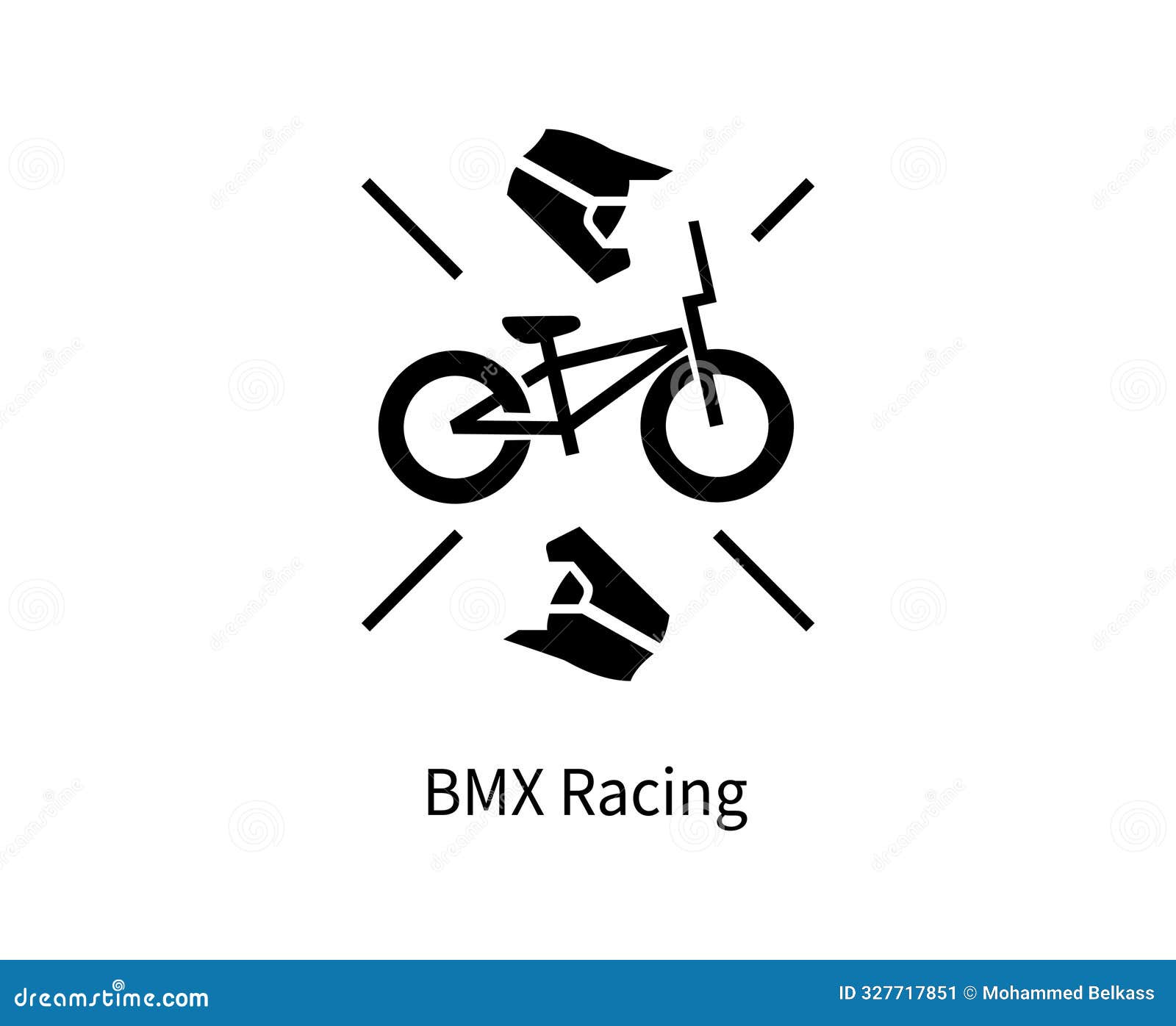 BMX Racing Pictogram Olympics Games Paris 2024 Logo Stock Vector - Illustration of sports ...