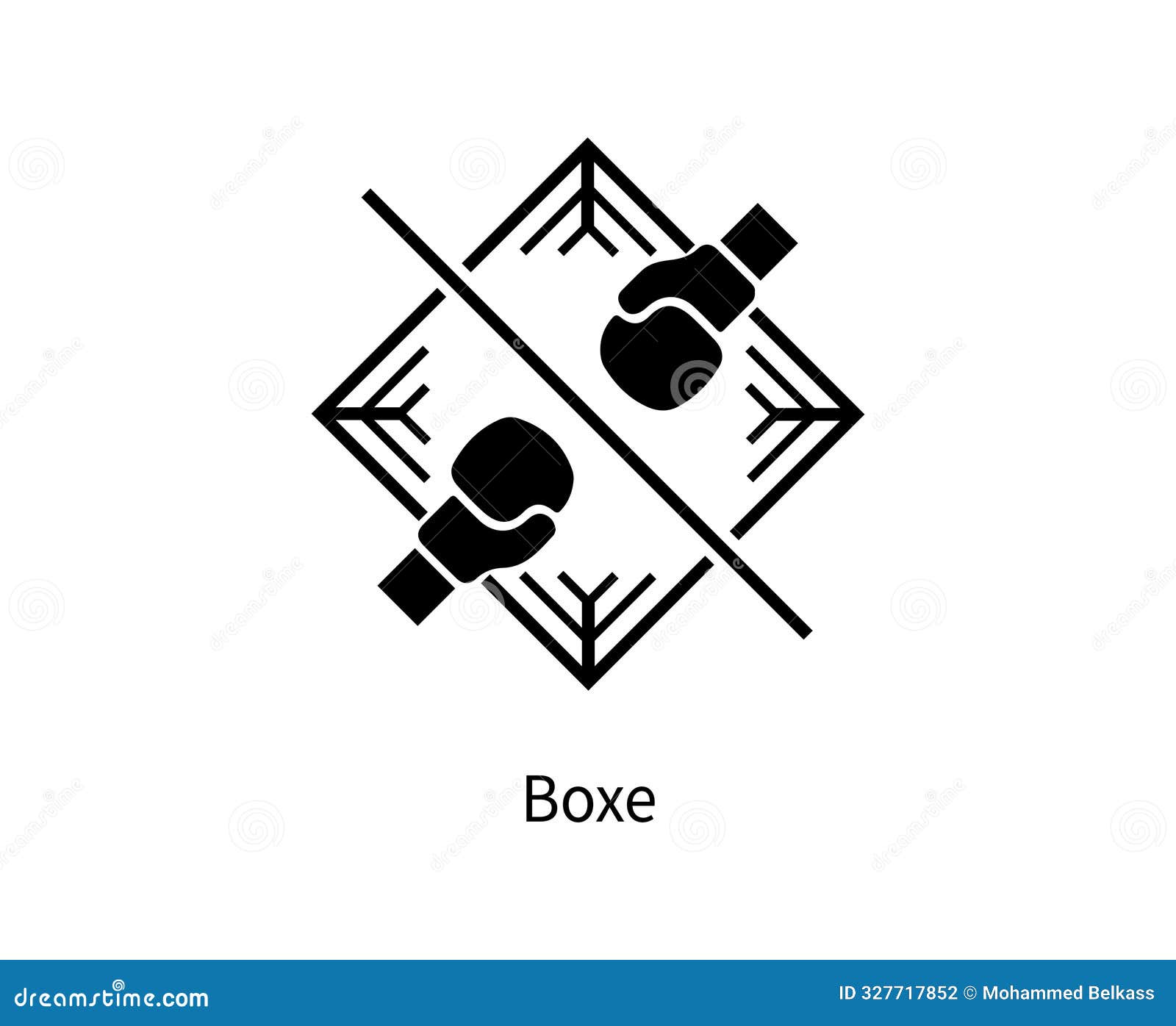 Boxe Pictogram Olympics Games Paris 2024 Logo Symbol Stock Vector ...