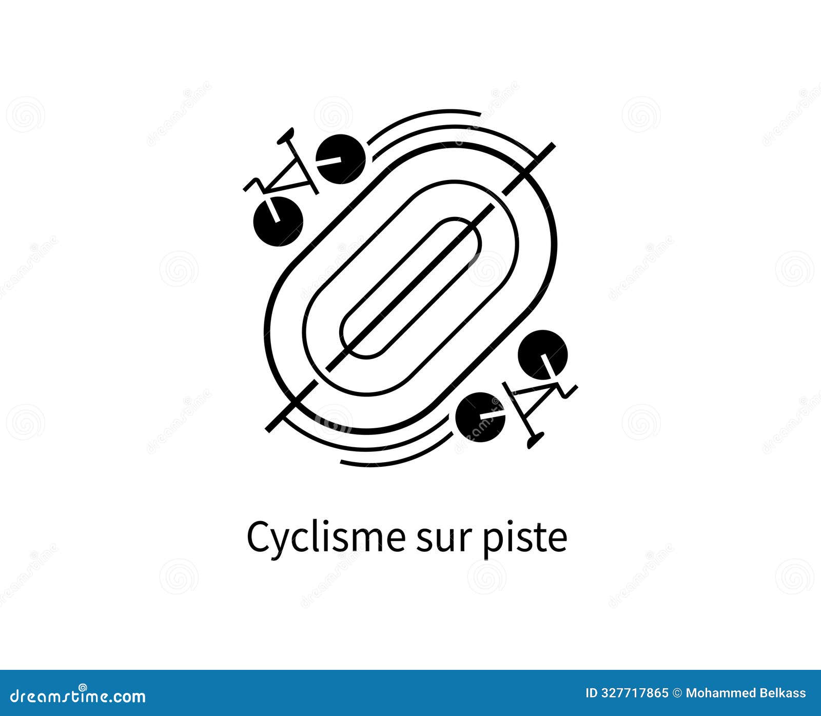 Cyclisme Sur Piste Pictogram Olympics Games Paris 2024 Logo Stock ...