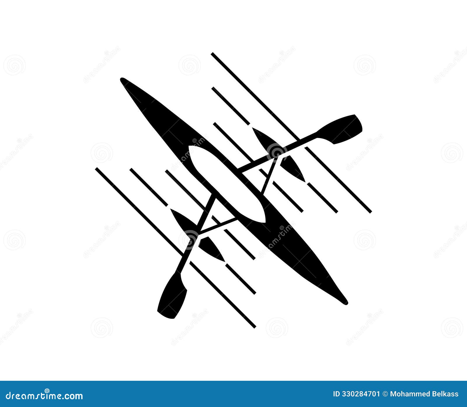 Para Rowing Pictogram Paralympics Games Paris 2024 Logo Stock Vector ...