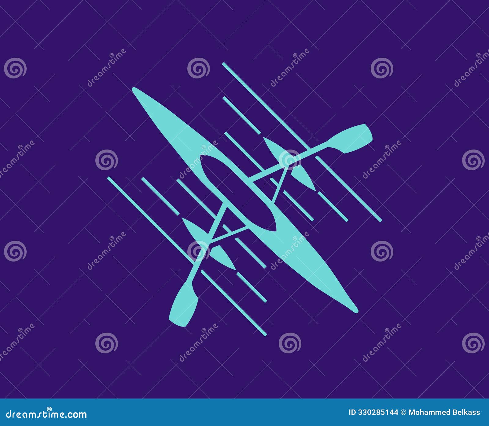 Para Rowing Pictogram Paralympics Games Paris 2024 Cyan Logo Editorial ...