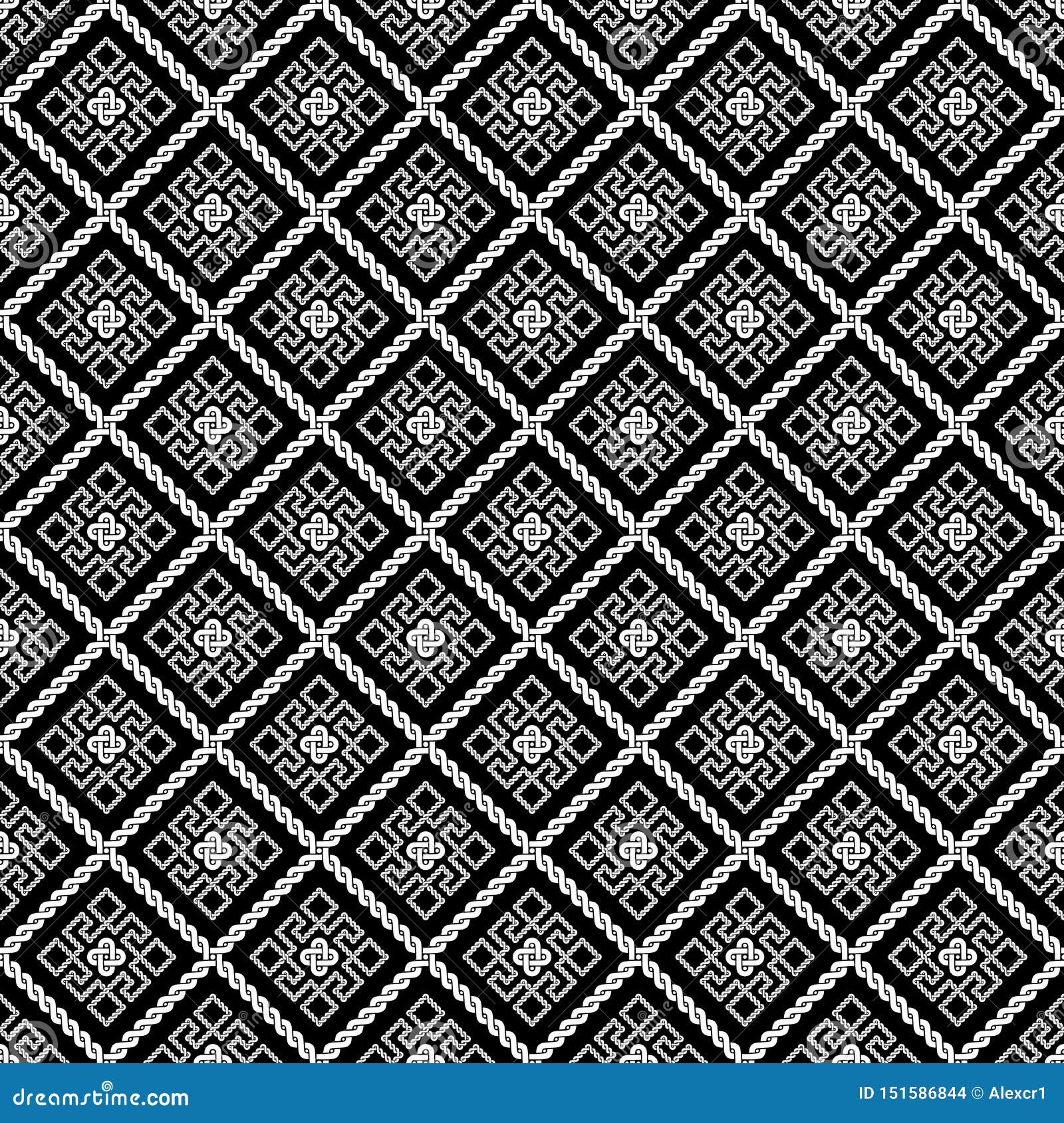 Rhombic Pattern. Cartoon Vector | CartoonDealer.com #63194439