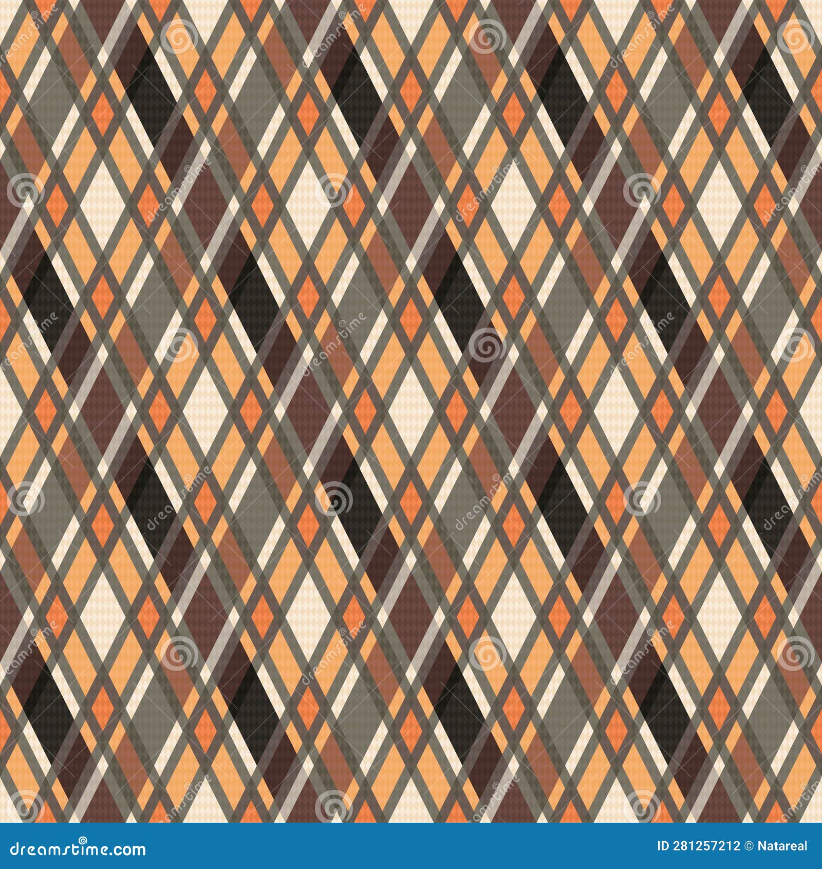 Rhombic seamless texture stock vector. Illustration of fashion - 281257212