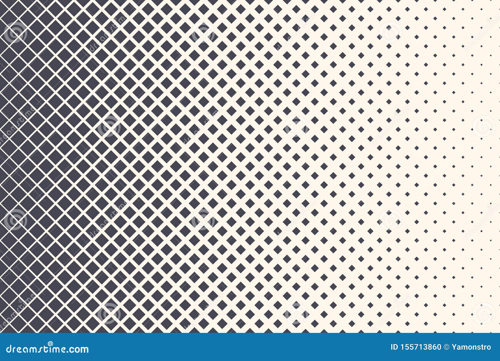 Rhomboid Halftone Retro 80s Simple Rectangular Pattern Stock Vector ...