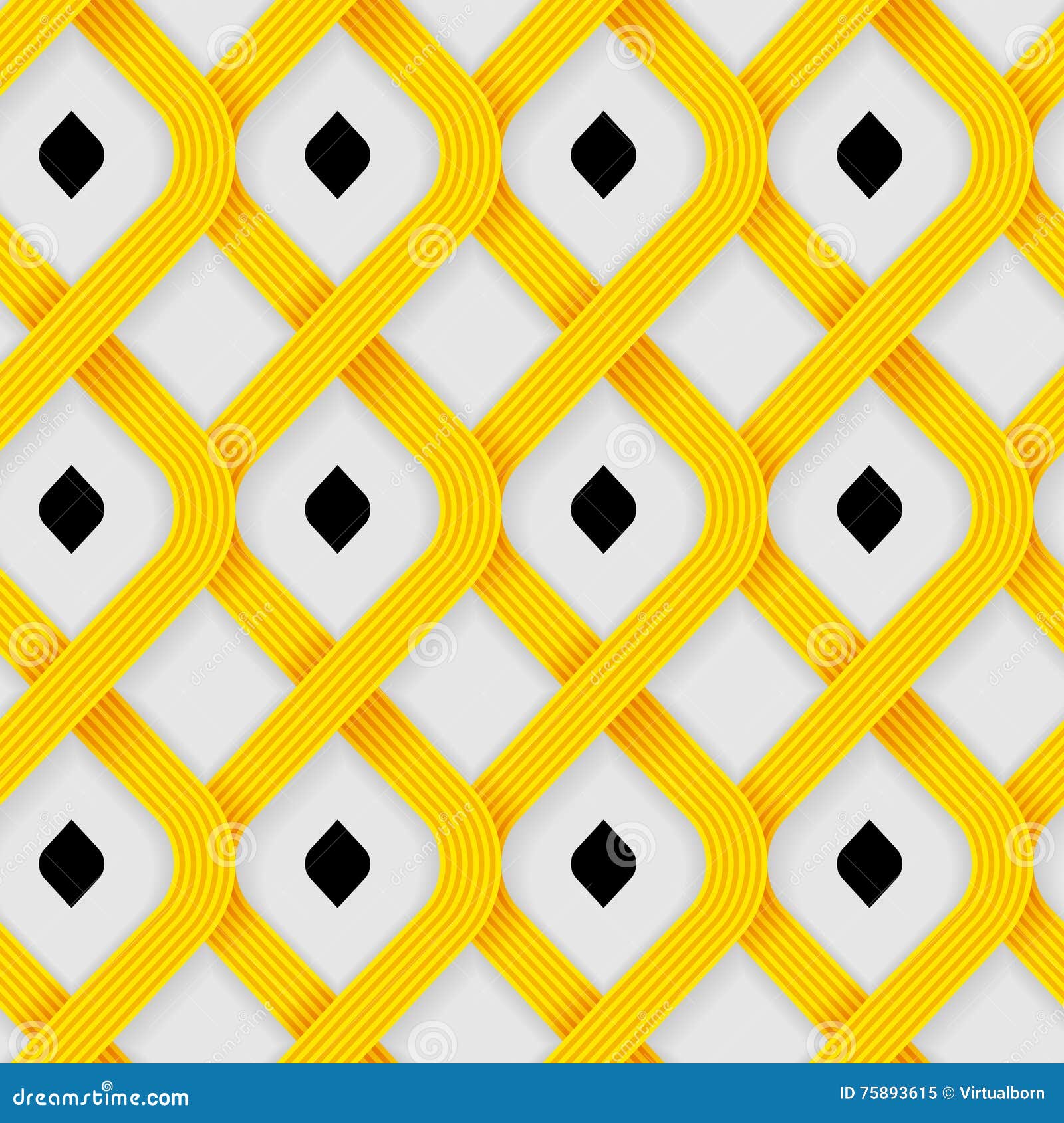 Rhombus diamond pattern stock vector. Illustration of rhombus - 75893615