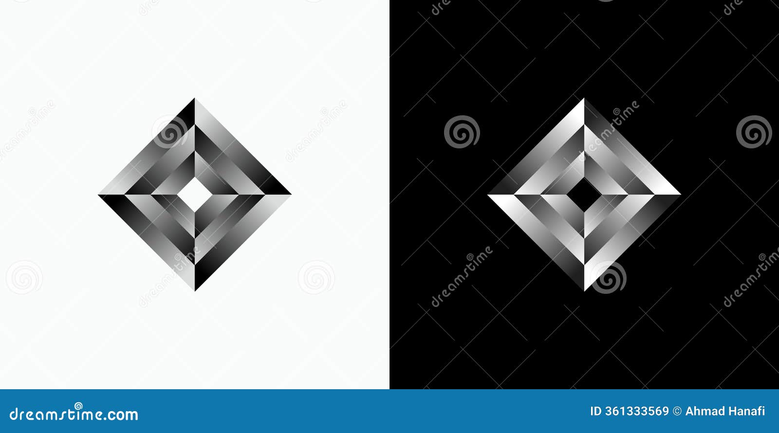 Rhombus, Diamond, Crystal, Logo Of The Elements Of Nature. Elements Of ...