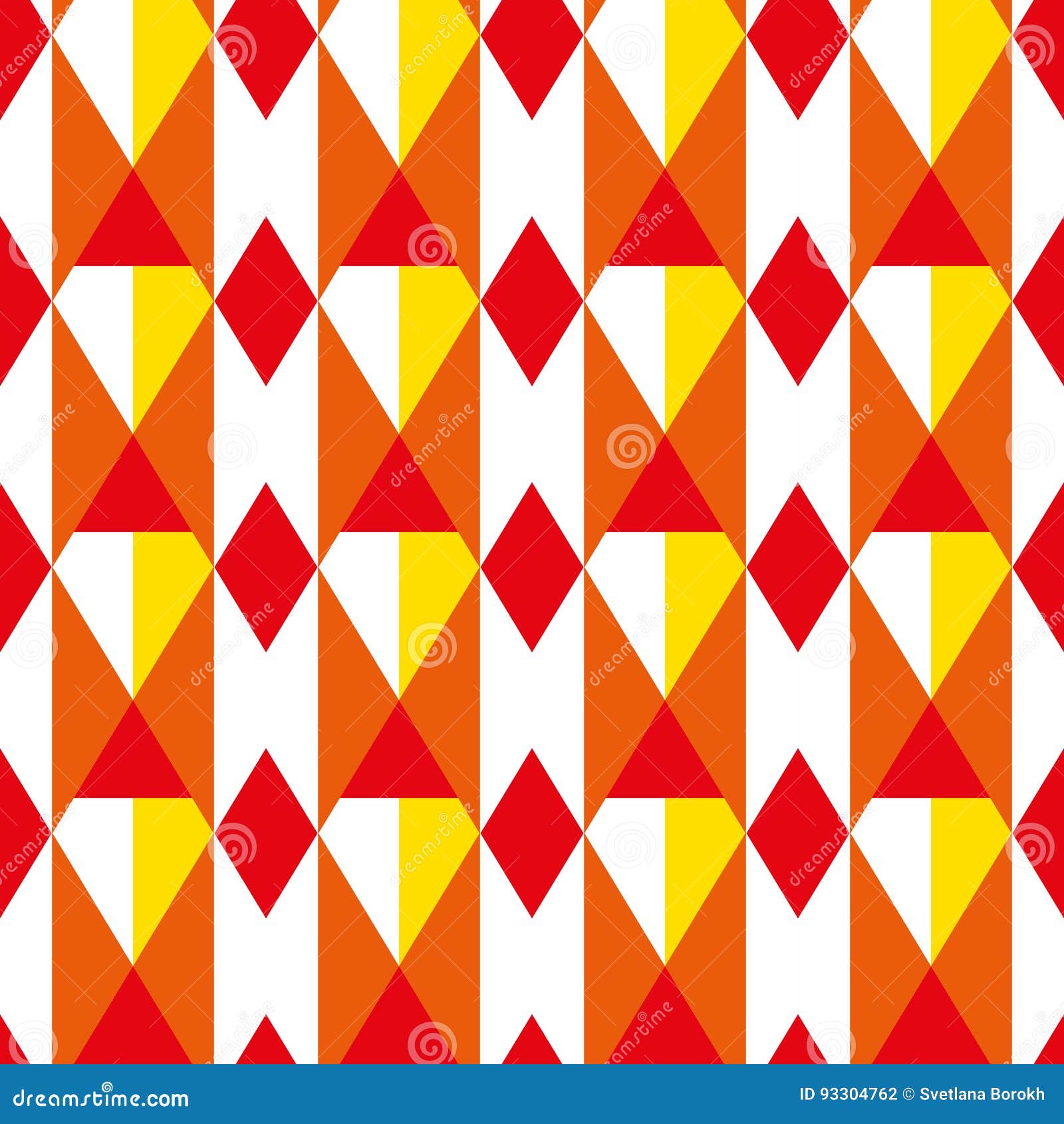 Rhombus Geometric Seamless Pattern. Cage Endless Background. Square ...