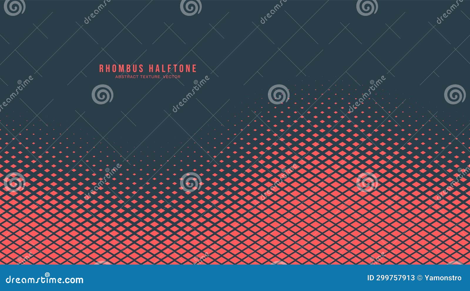 Rhombus Halftone Checker Pattern Vector Smooth Warped Border Abstract ...