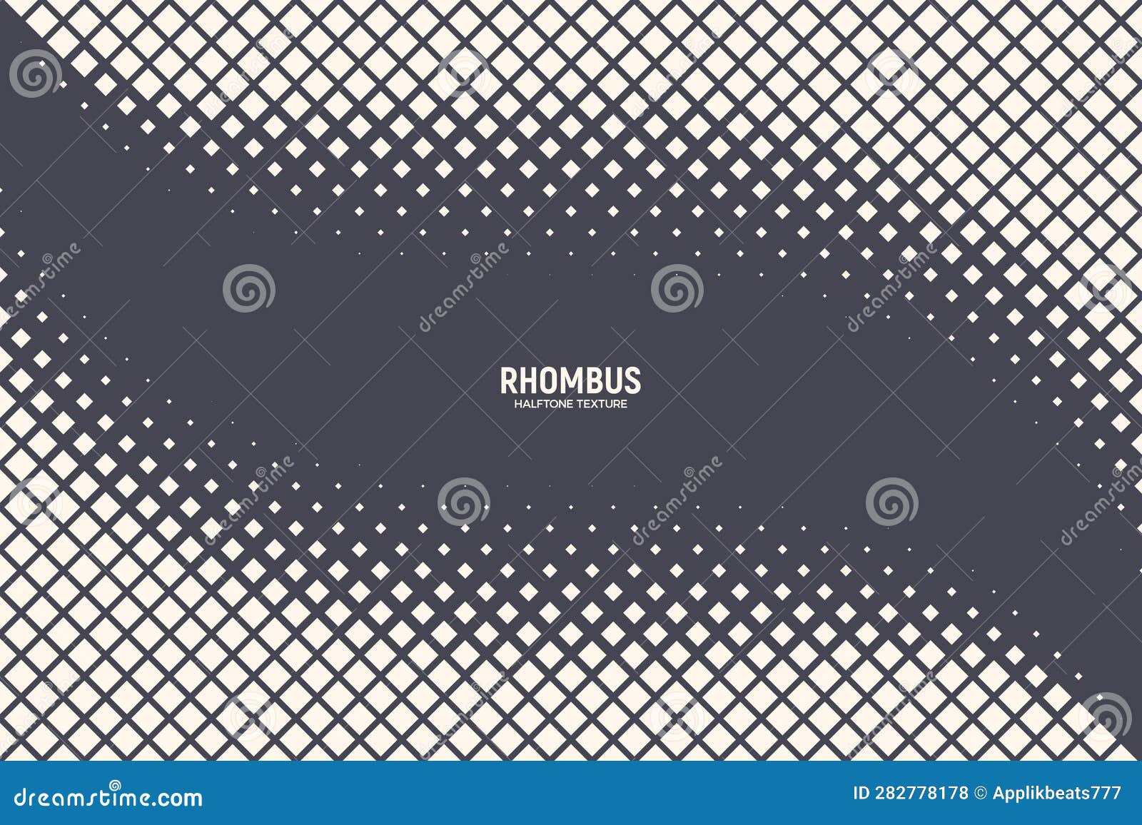 Rhombus Halftone Pattern Geometric Curved Texture Abstract Background ...
