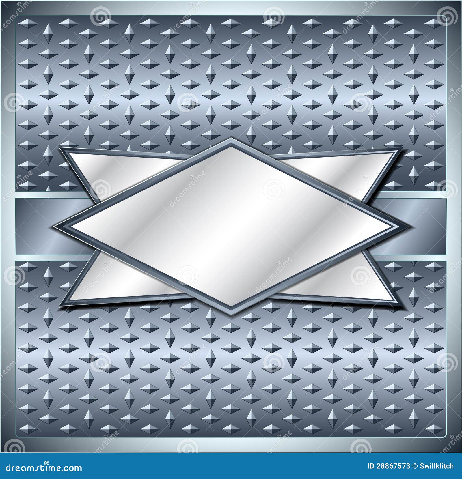 Rhombus metal frame stock vector. Illustration of lace - 28867573