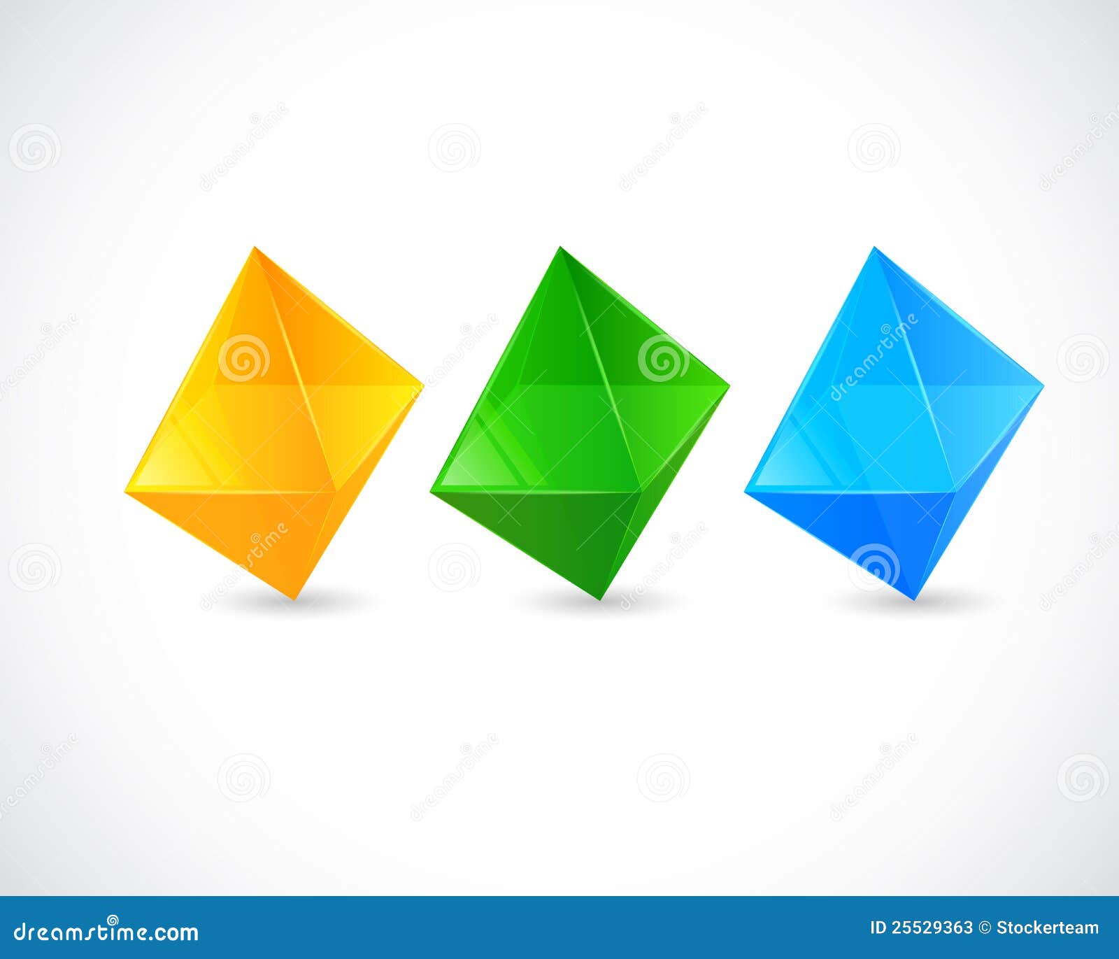 Rhombus Realistic Button for Template Stock Illustration - Illustration ...