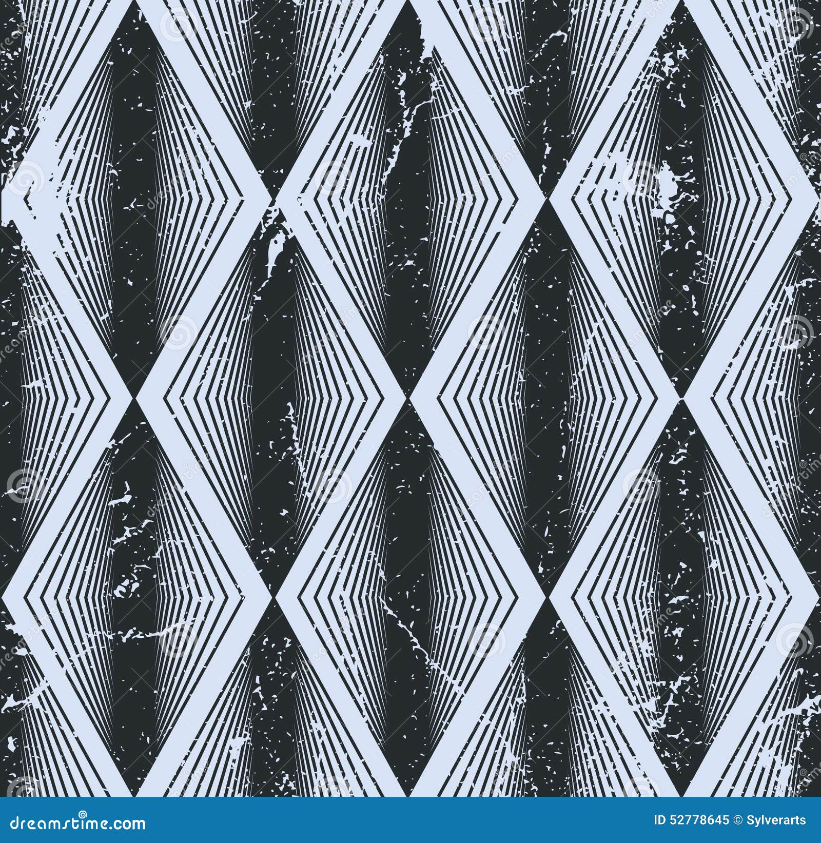 Rhombus Seamless Pattern, Abstract Geometric Tiling Background, Stock ...