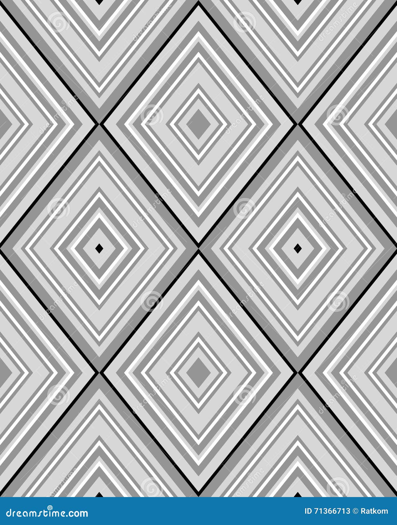 Rhombus seamless pattern stock illustration. Illustration of modern ...