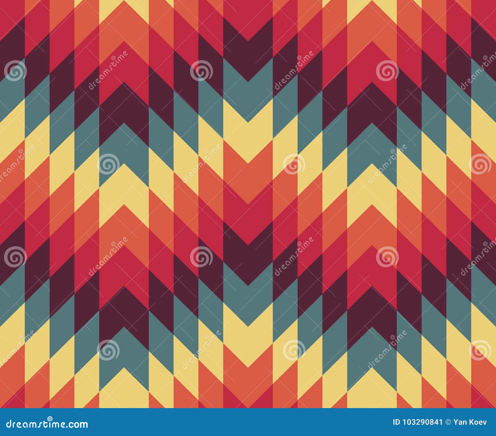 Rhombus seamless pattern stock vector. Illustration of repetition ...