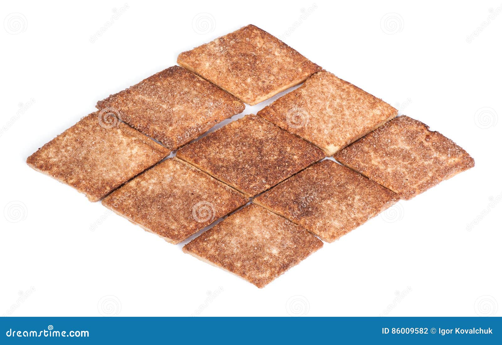Rhombus shape cookies stock photo. Image of cookery, cutout - 86009582