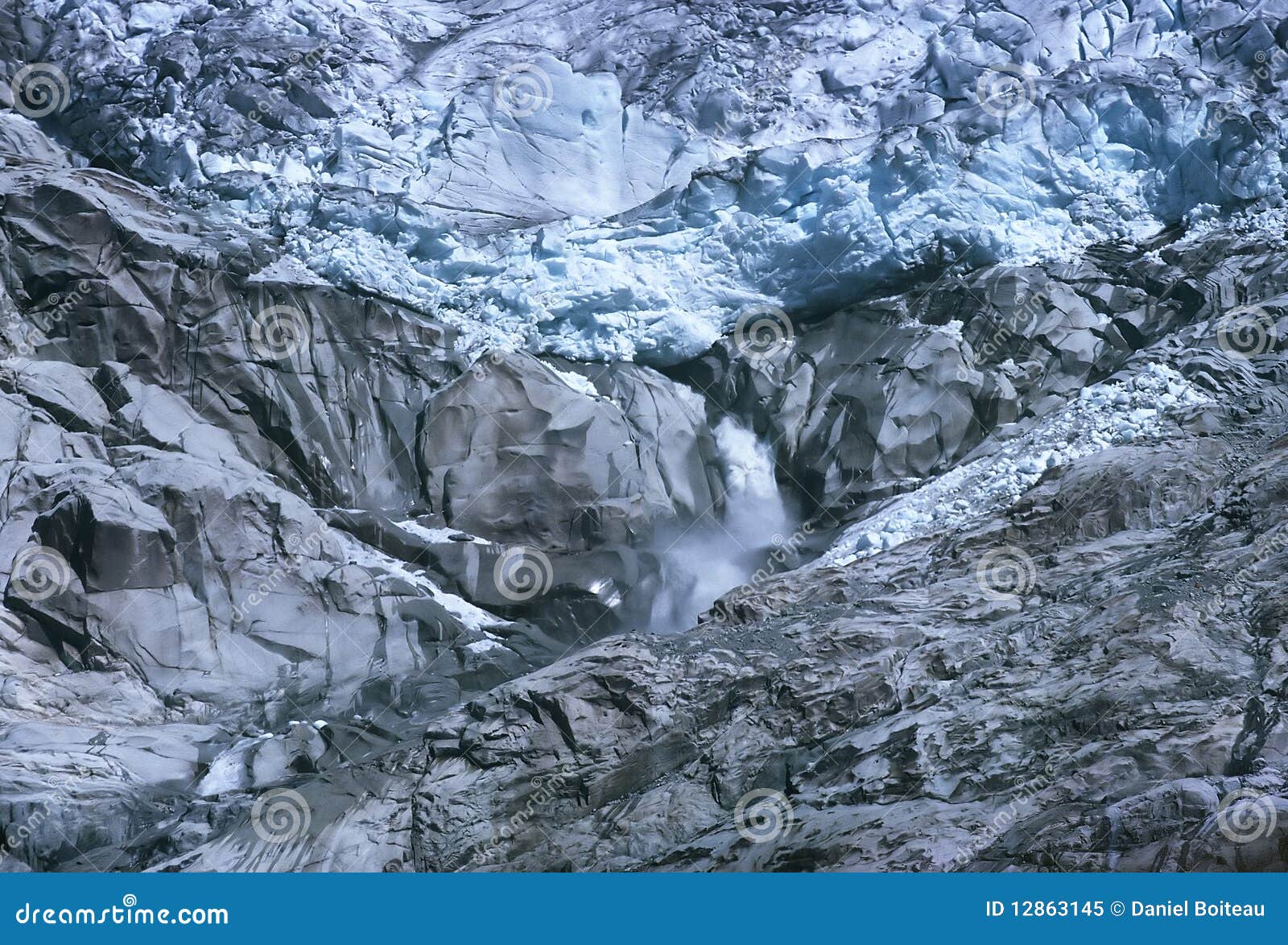 Rhone glacier and spring stock image. Image of nature - 12863145