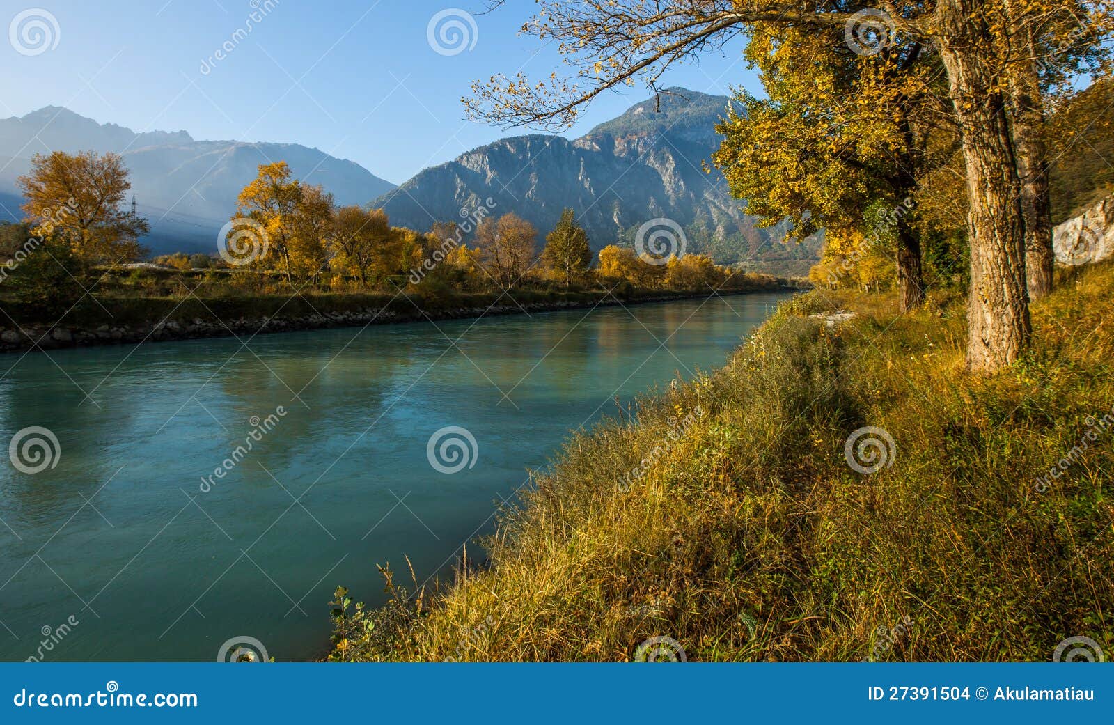 Rhone River II stock photo. Image of flow, rhone, shore - 27391504