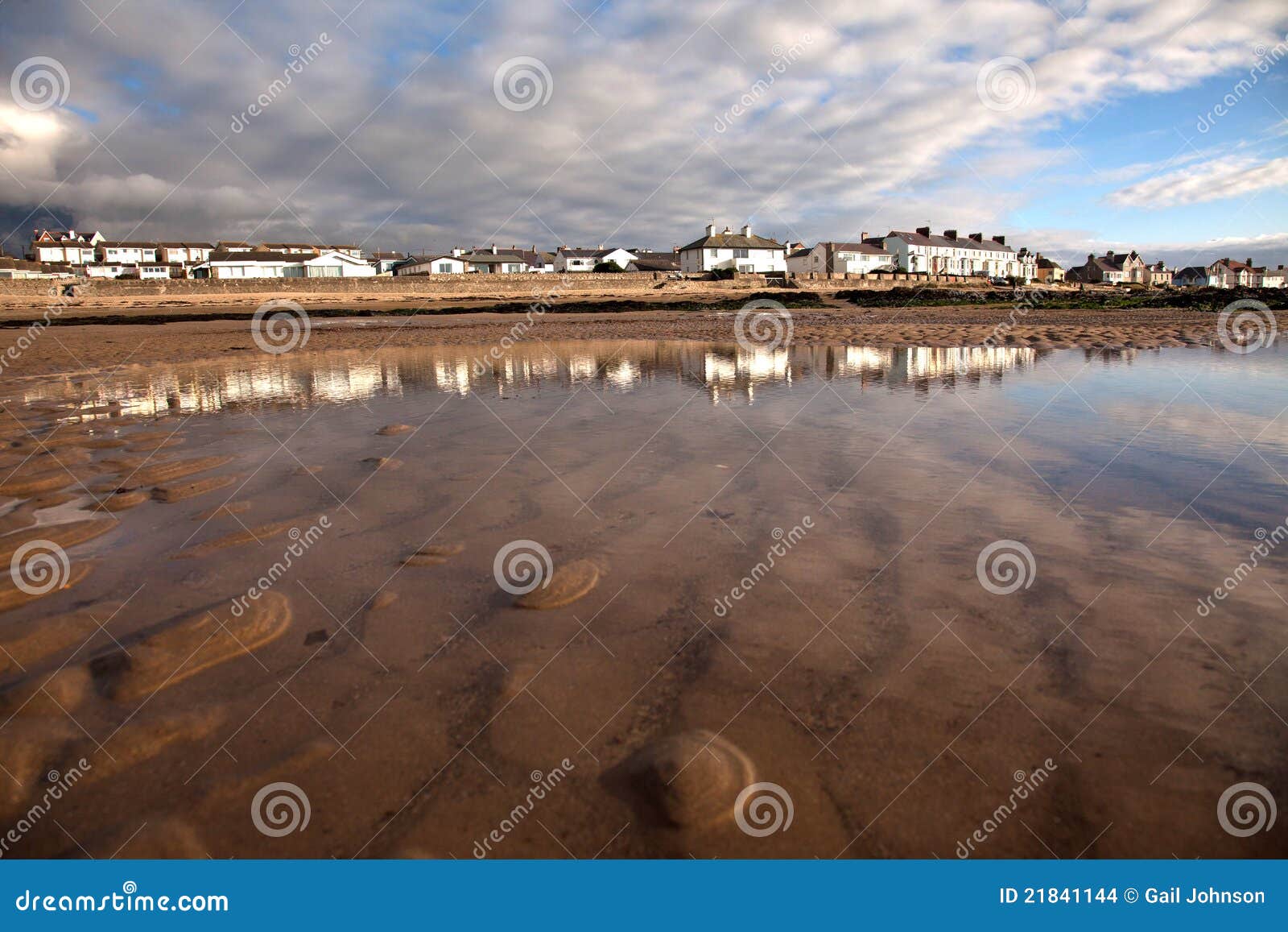 Rhosneigr Beach, Anglesey, Wales. Winter Scene. Waves Break On The ...