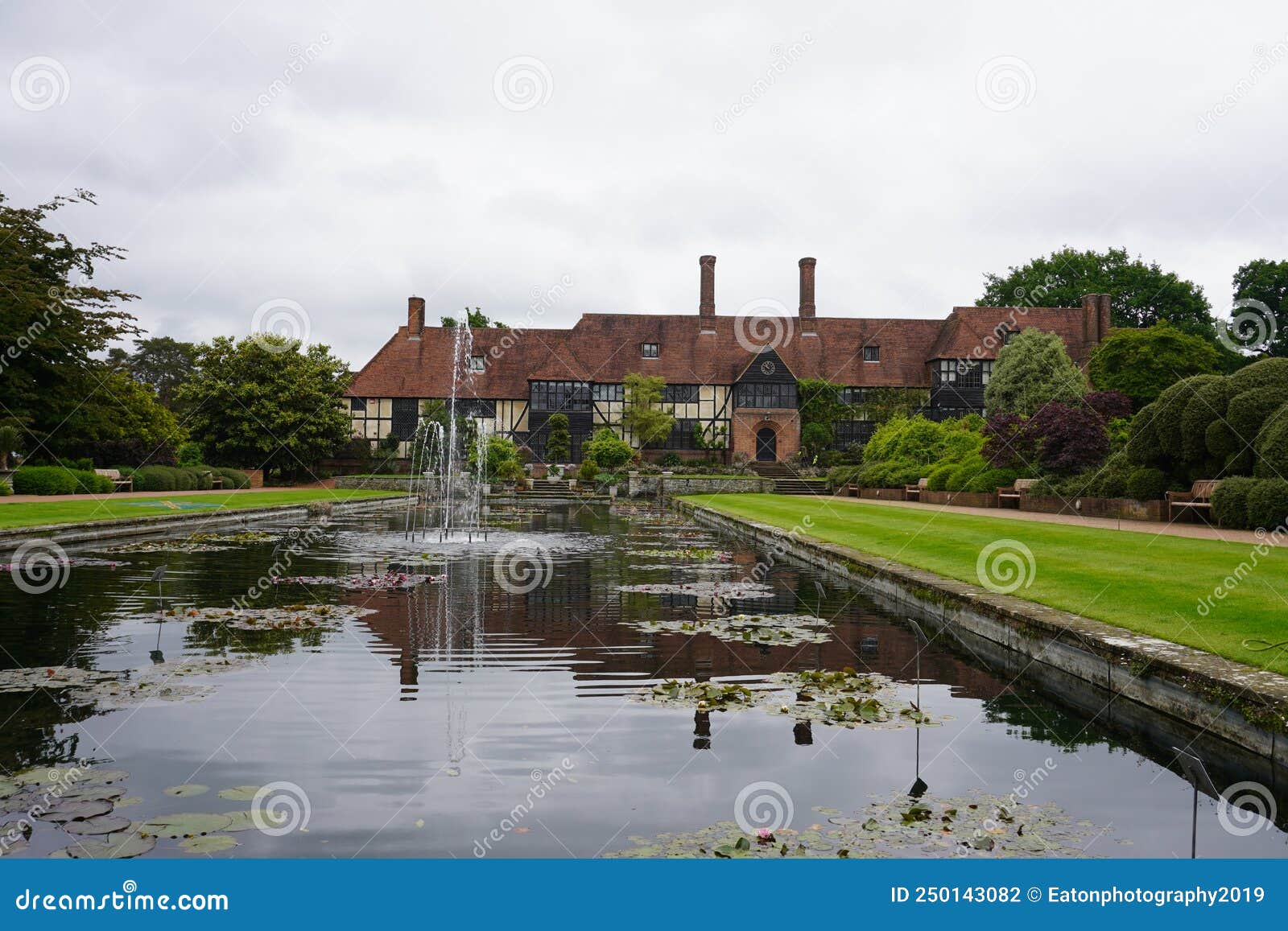 RHS Garden Wisley in the Sun Stock Photo - Image of experimental, white ...