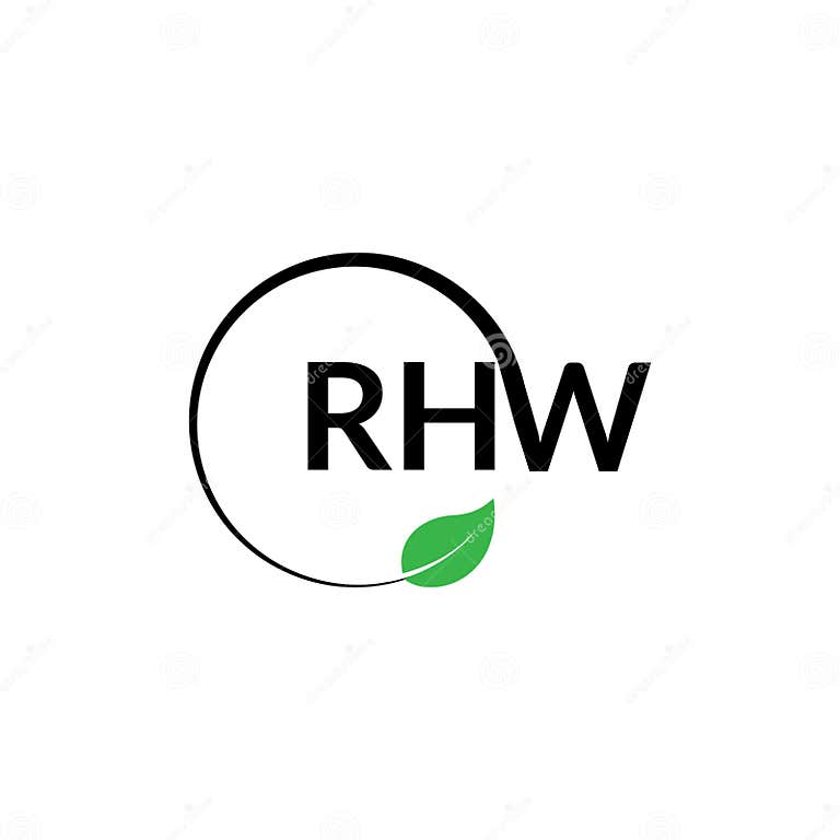 RHW Logo Design, Inspiration for a Unique Identity Stock Vector ...