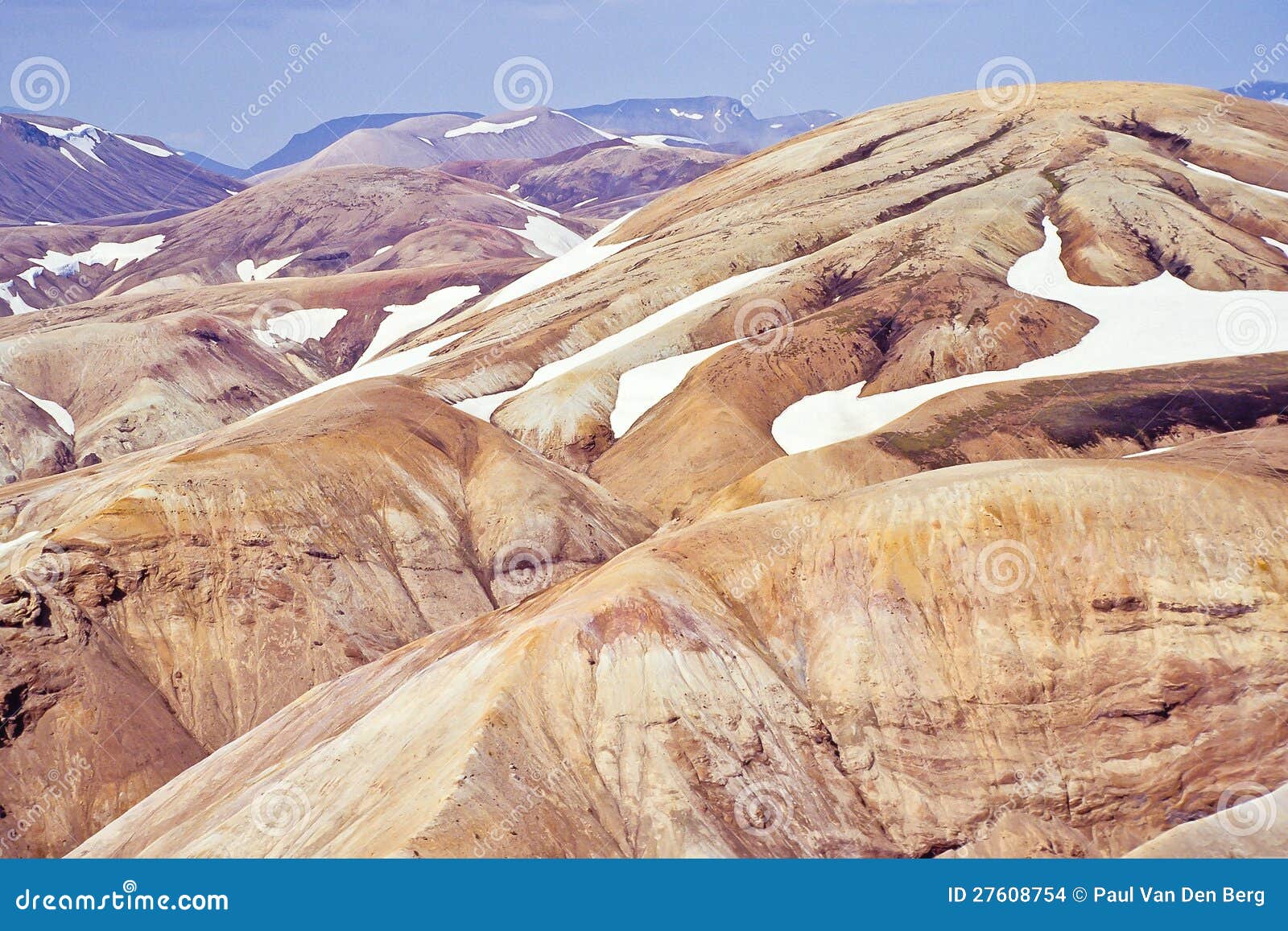 Rhyolite Mountains, Iceland Stock Photo - Image of landmark, landscape ...