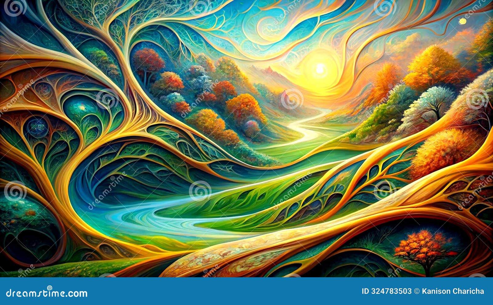 The Rhythm of Nature: a Visual Interpretation of the Flowing ...