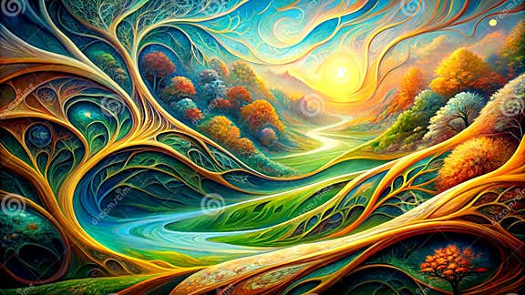 The Rhythm of Nature: a Visual Interpretation of the Flowing ...