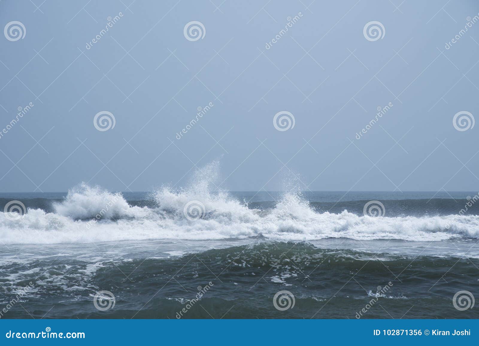 Rhythm of Ocean waves stock photo. Image of salty, music - 102871356