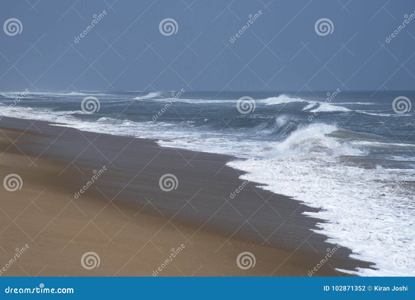 Rhythm of Ocean waves stock photo. Image of rough, blue - 102871352
