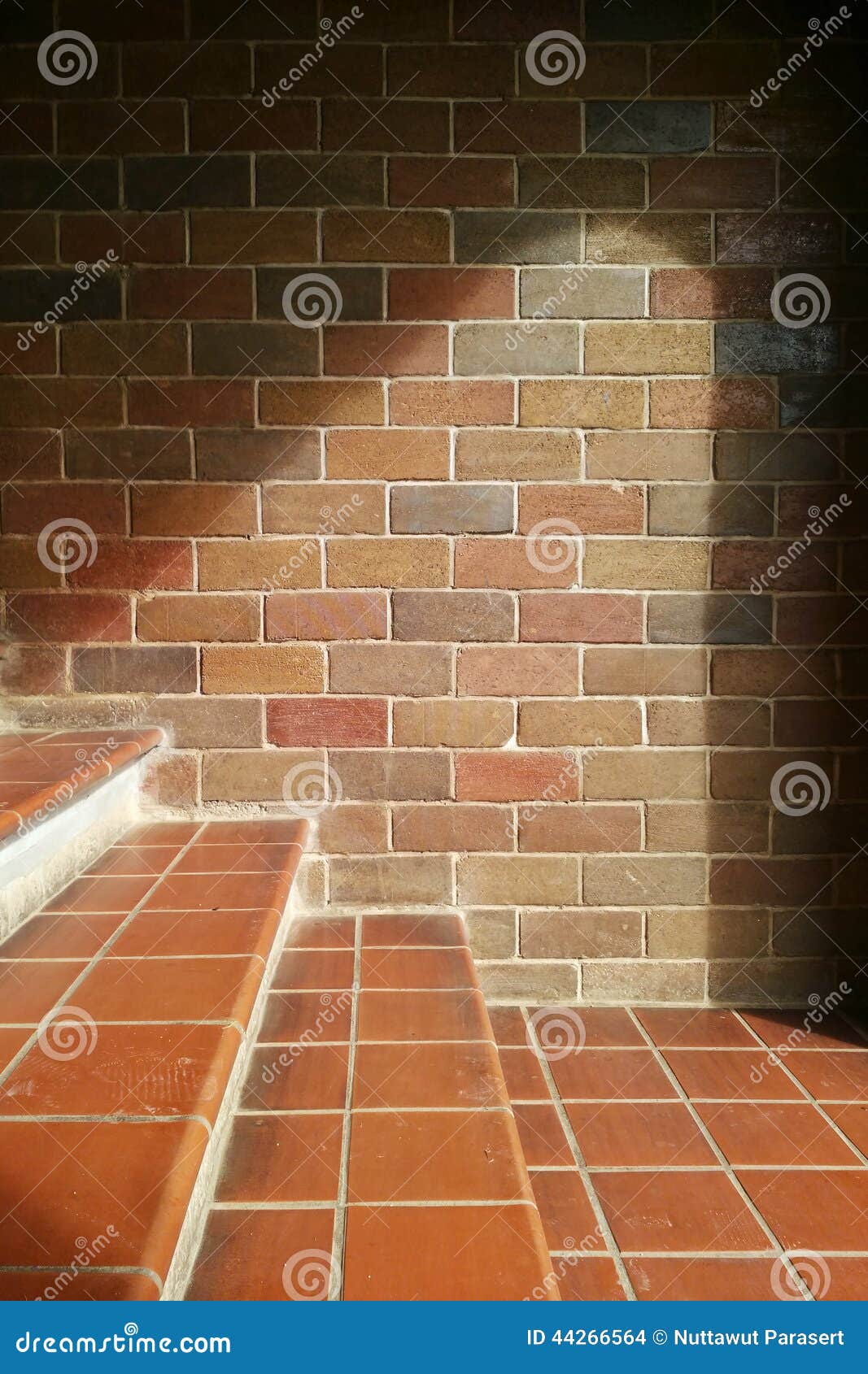 Rhythm and Pattern Brick with Lighting and Shadow Stock Photo - Image ...
