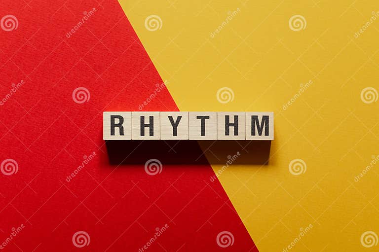 Rhythm - Word Concept on Cubes Stock Photo - Image of treatment ...