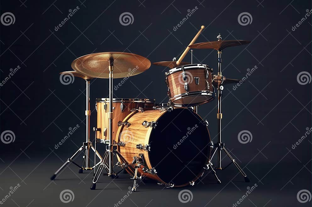 Rhythmic Beats. Drums are Percussion Instruments Played by Striking ...