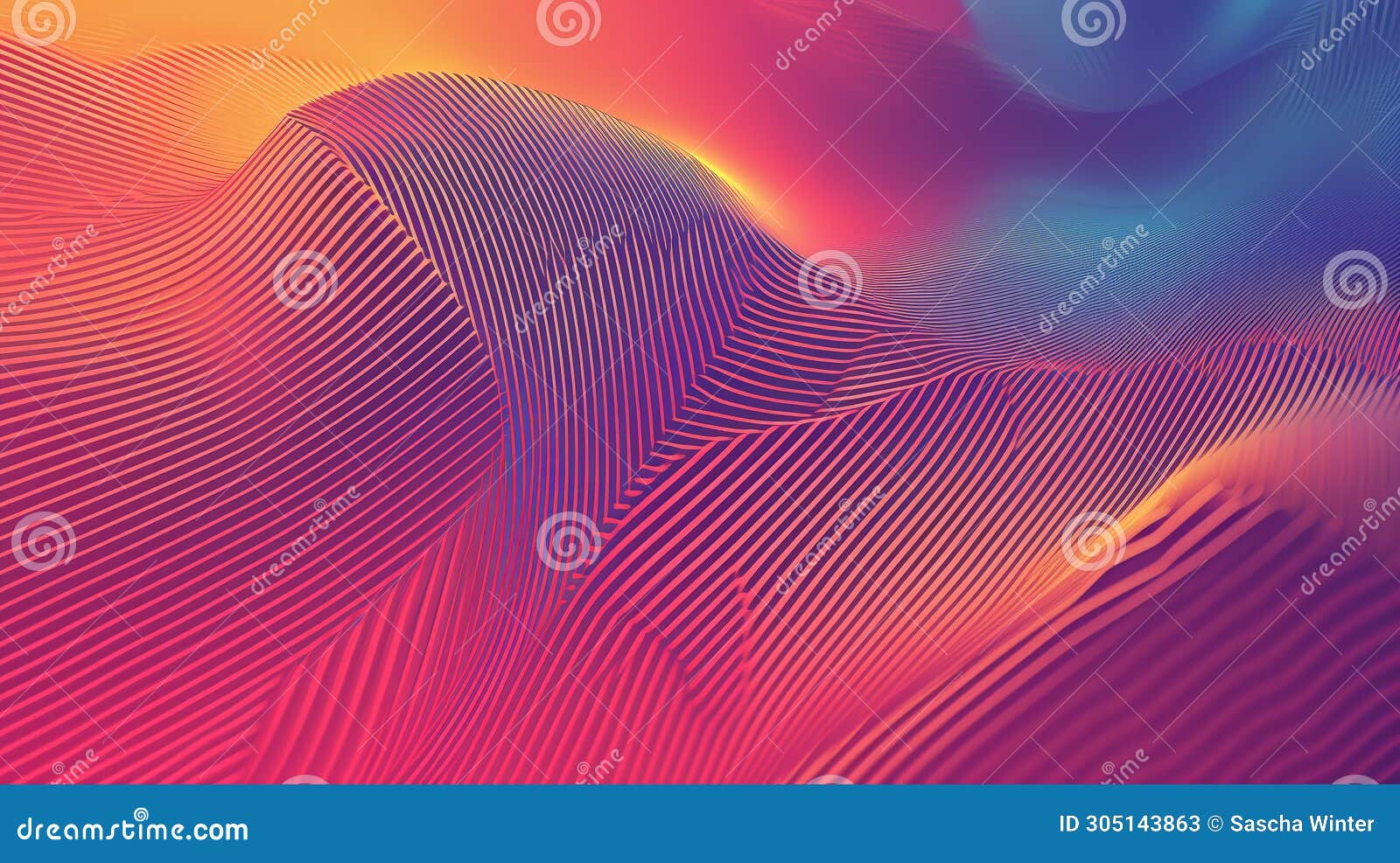 Rhythmic Dissonance: Exploring the Dynamic Noise Gradient Stock Image ...