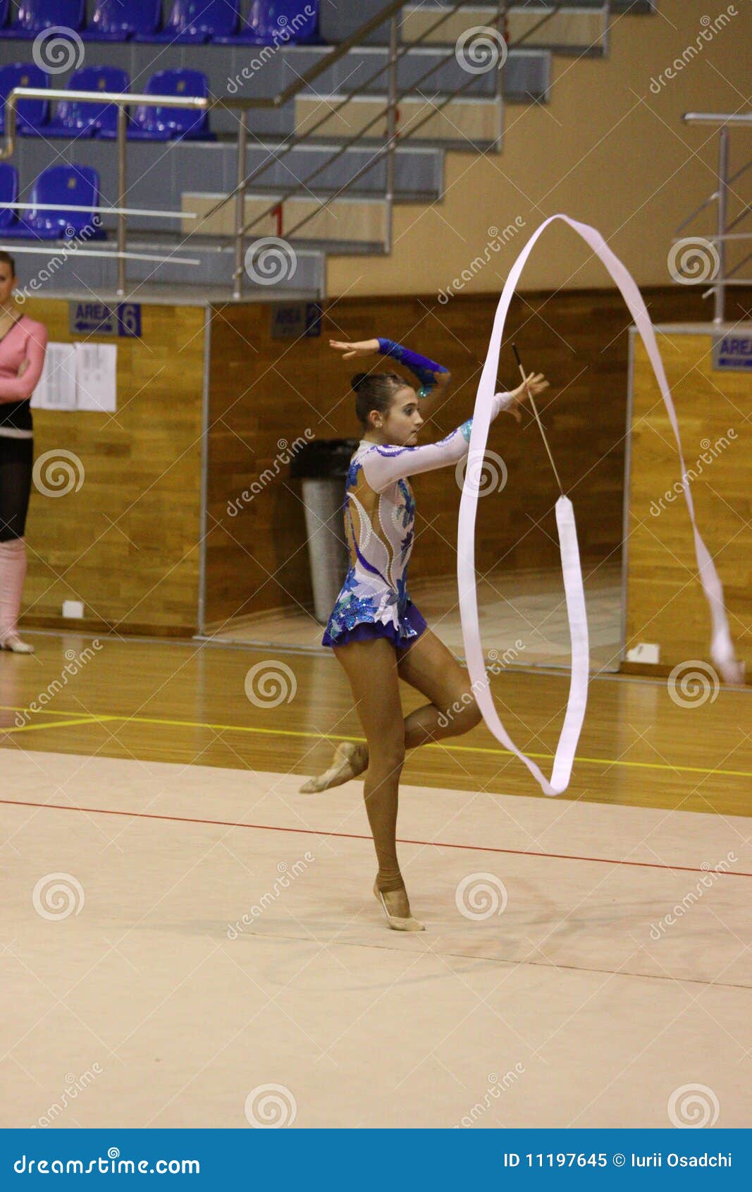 Rhythmic gymnastics editorial image. Image of dance, attractive - 11197645