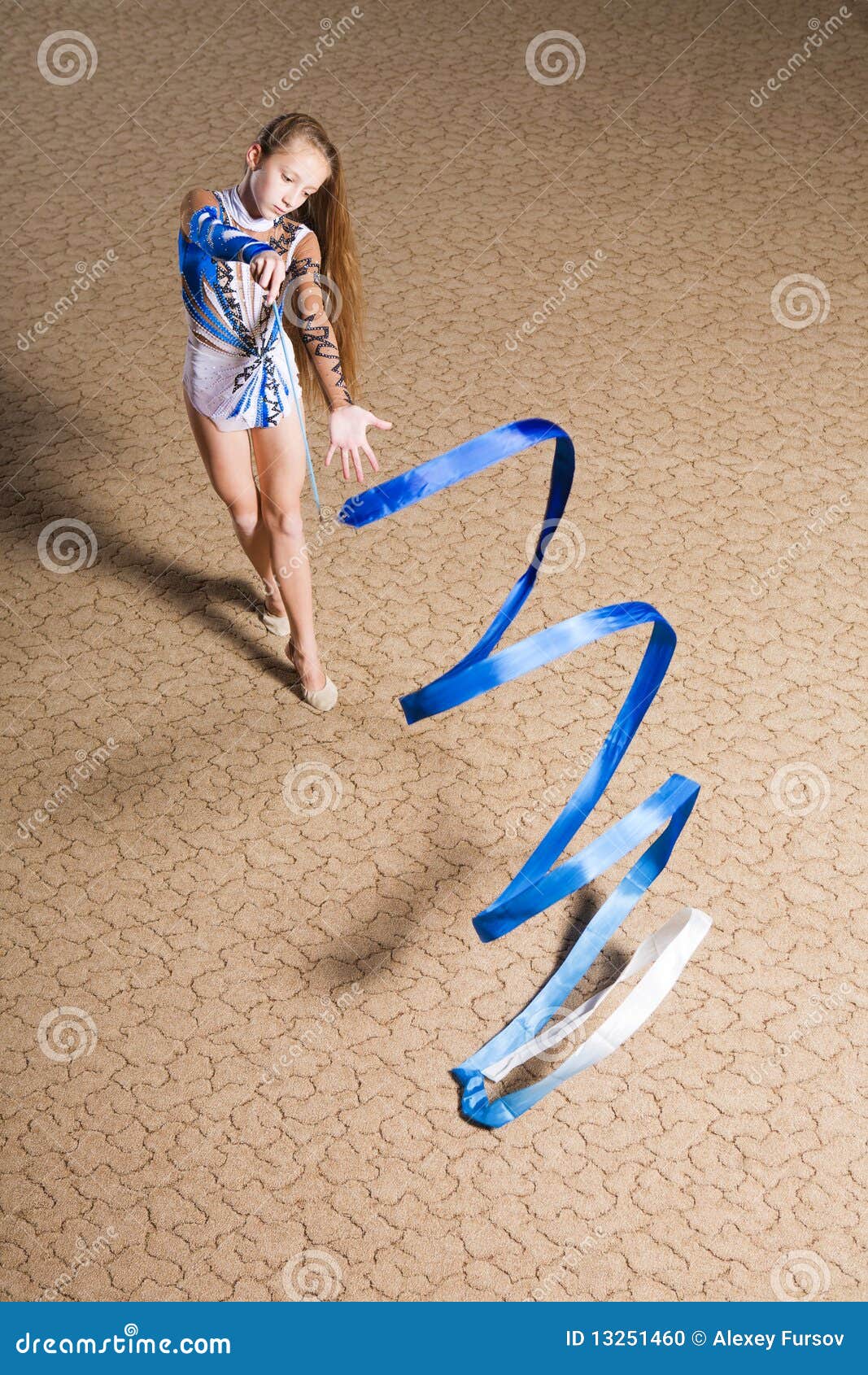 Rhythmic gymnastics stock photo. Image of performer, aerobics - 13251460