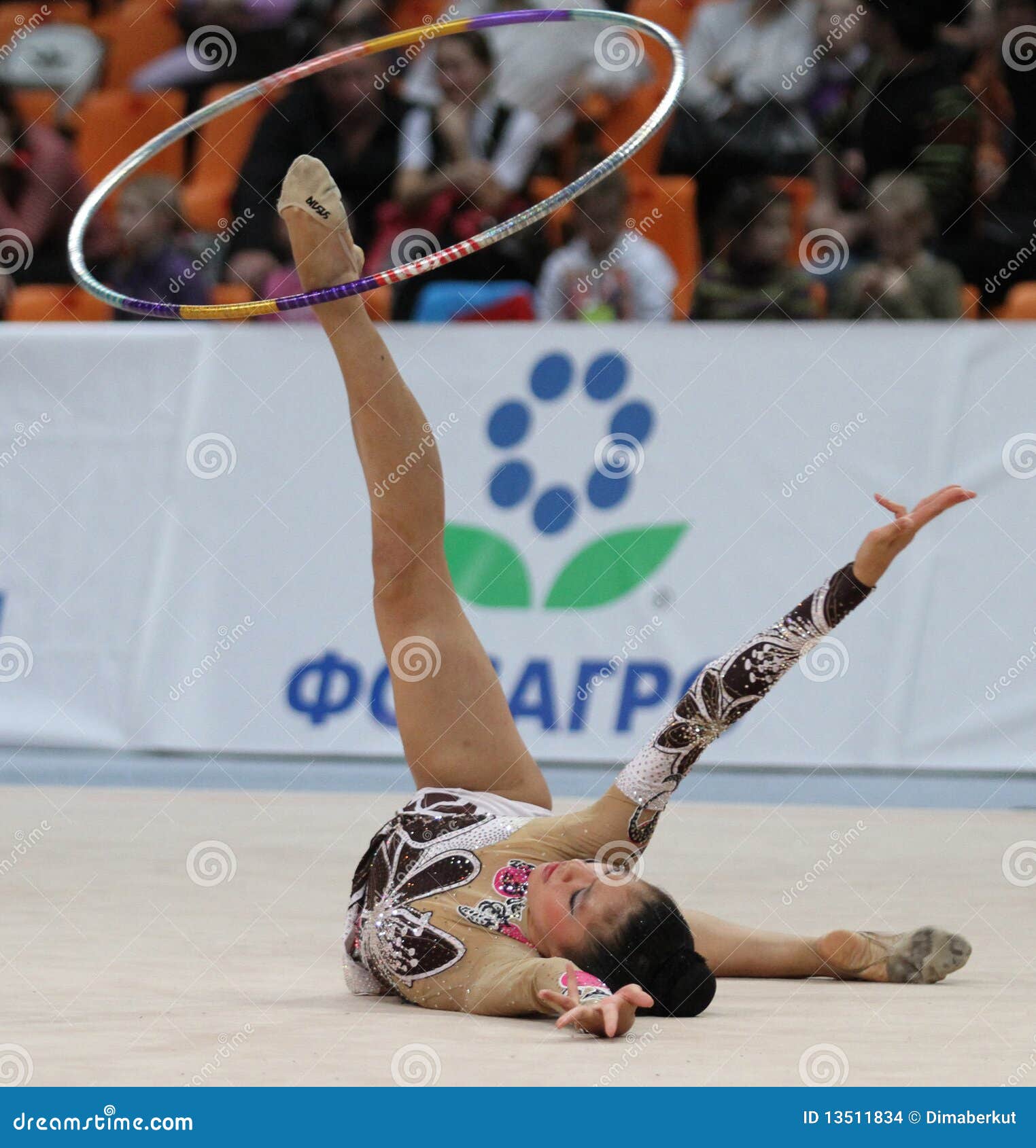 Rhythmic Gymnastics editorial stock image. Image of floor - 13511834