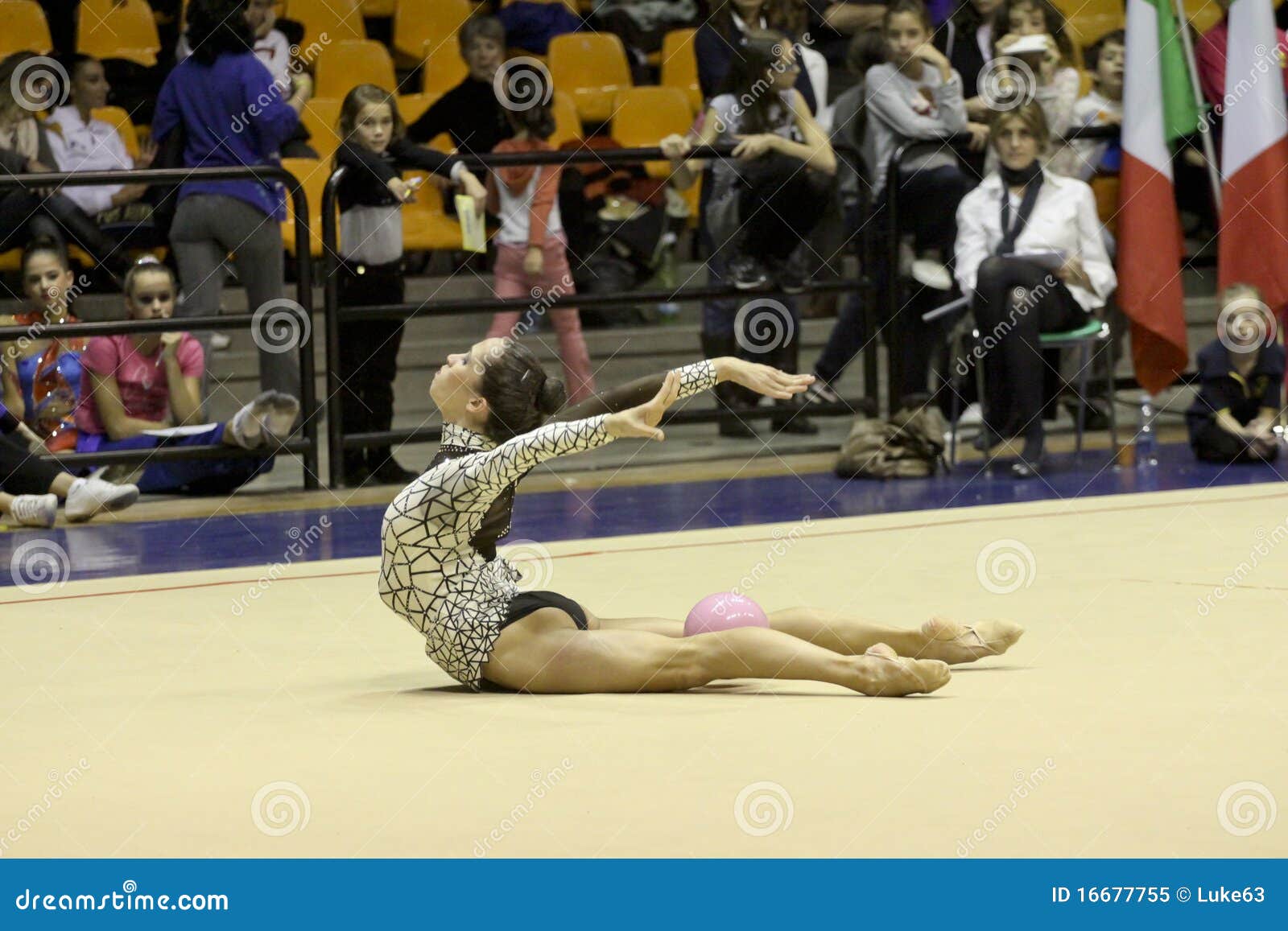 Rhythmic Gymnastics Italian Editorial Image - Image of individual ...