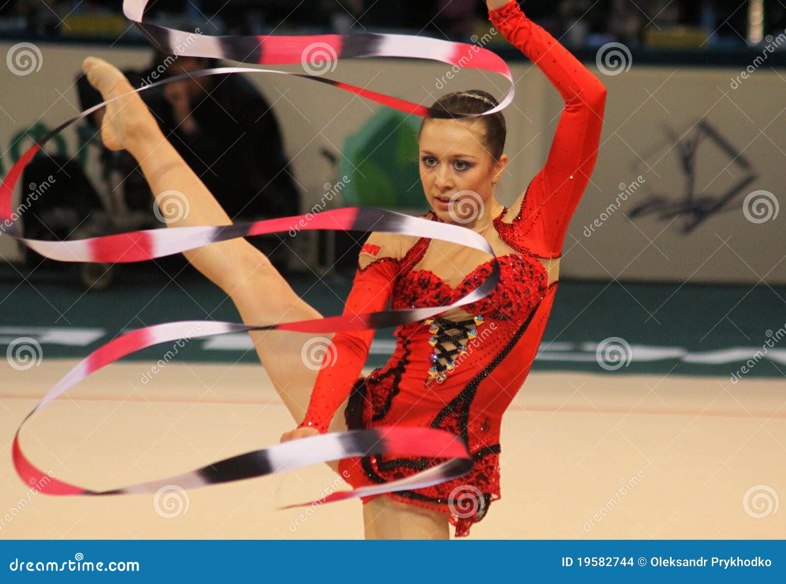 Rhythmic Gymnastics Girl 8 Years Old Editorial Photo | CartoonDealer ...