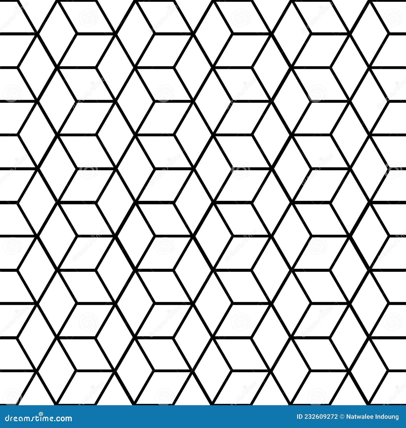 Black And White Geometric Square Pattern