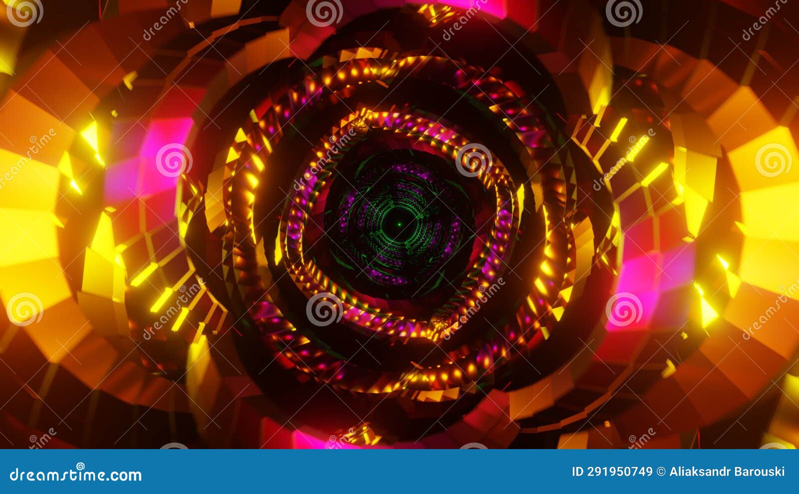 A Rhythmic VJ Loop Showcasing Neon Disco Strobe Lights in an ...