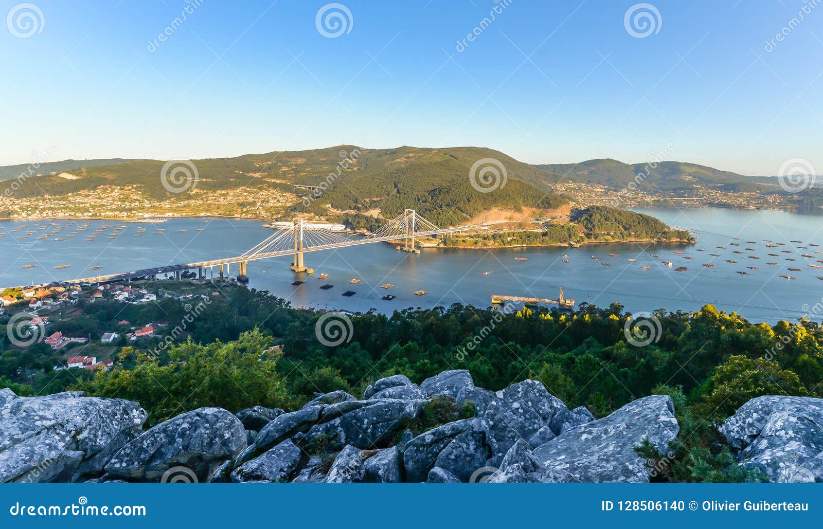 Ria de Vigo - Rande foto de stock. Imagem de naughty - 128506140