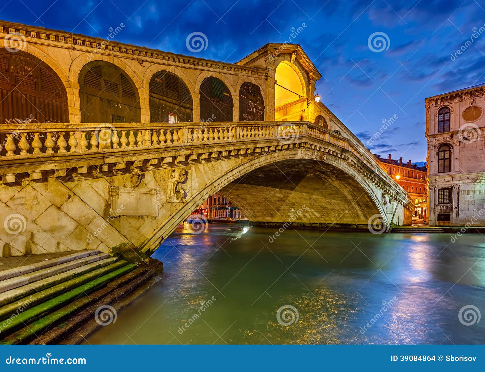Rialto bridge, Venice stock photo. Image of famous, travel - 39084864