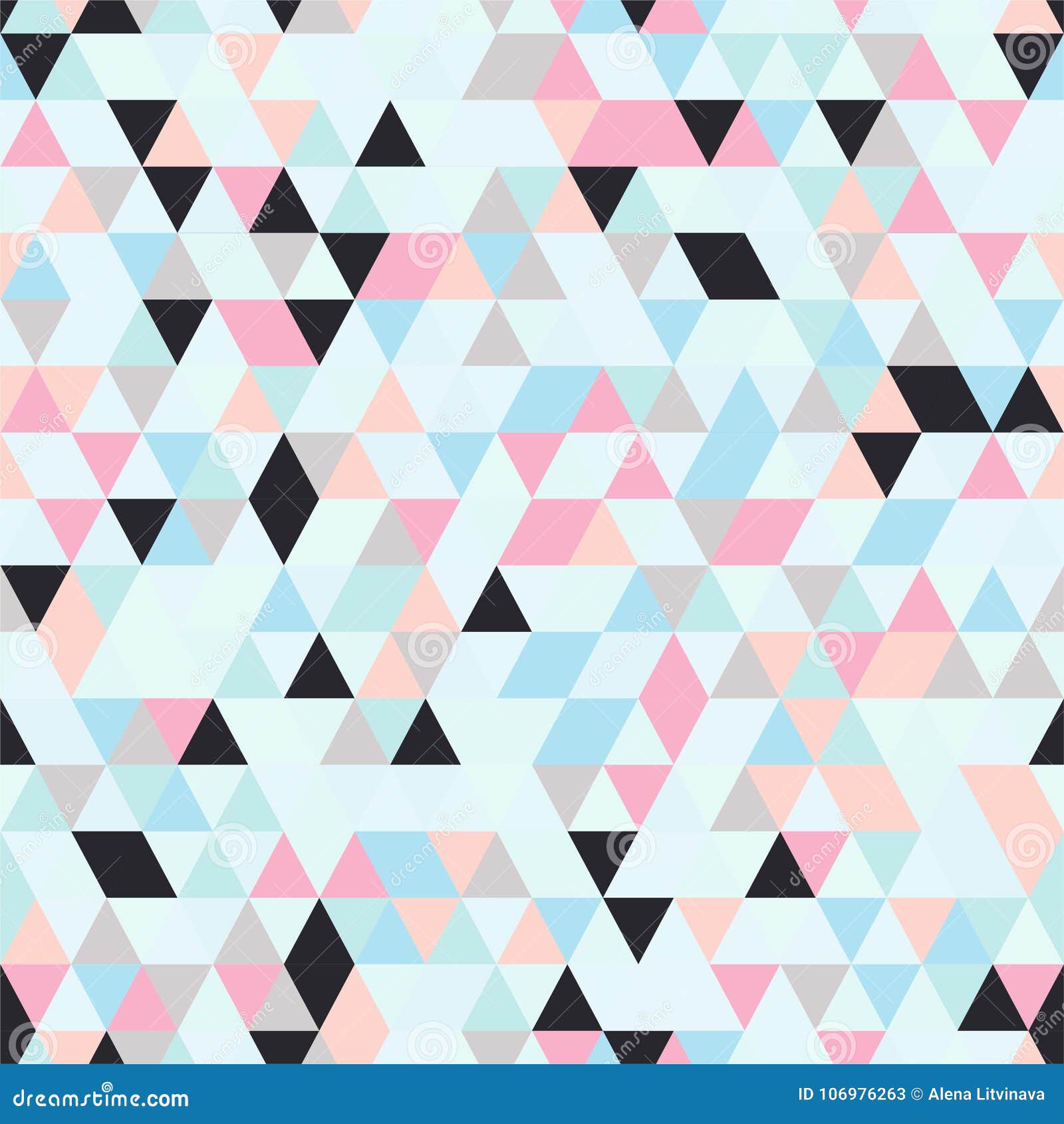 Riangle Seamless Background with Triangle Shapes of Different Colors ...