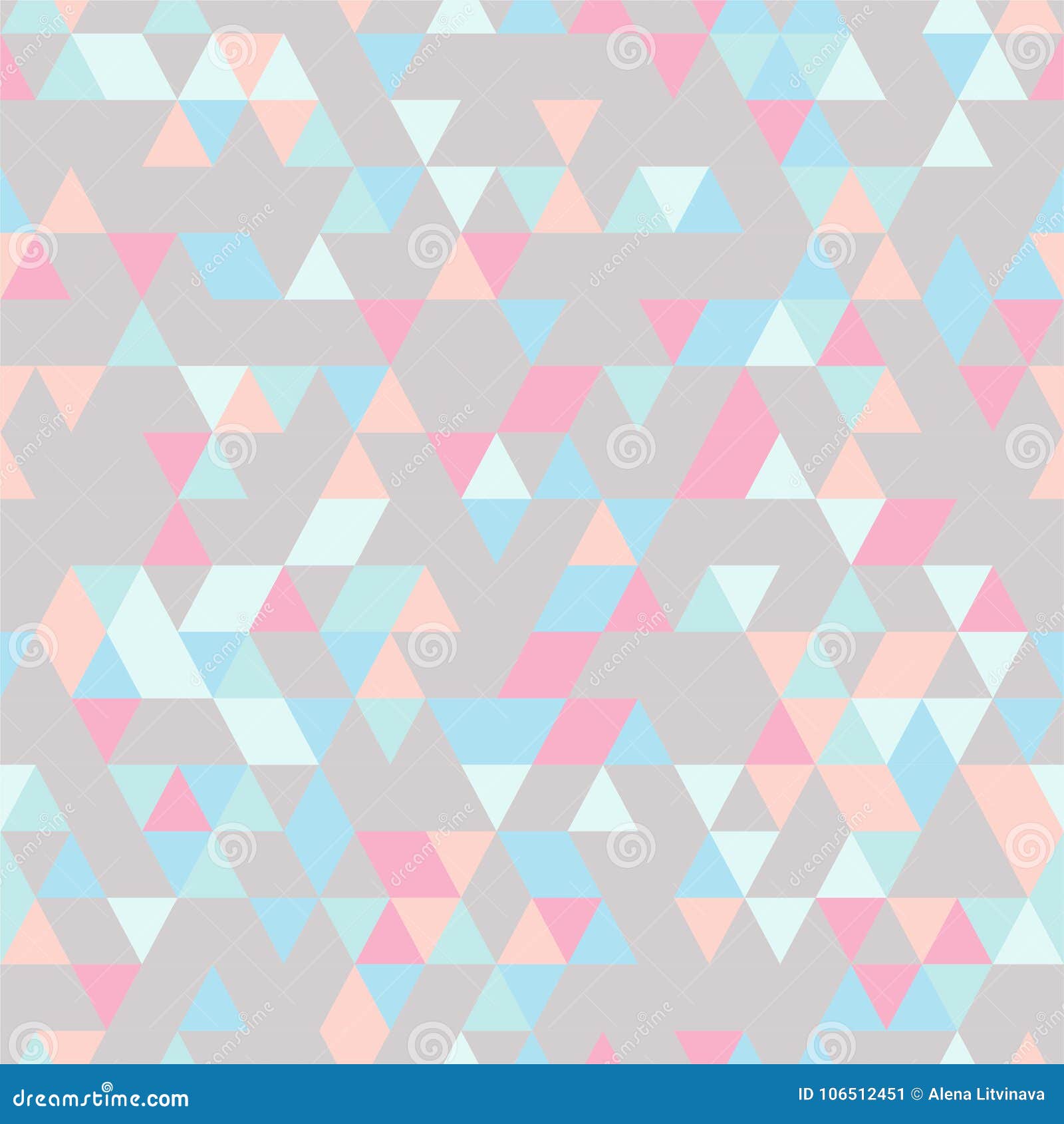 Riangle Seamless Background with Triangle Shapes of Different Colors ...