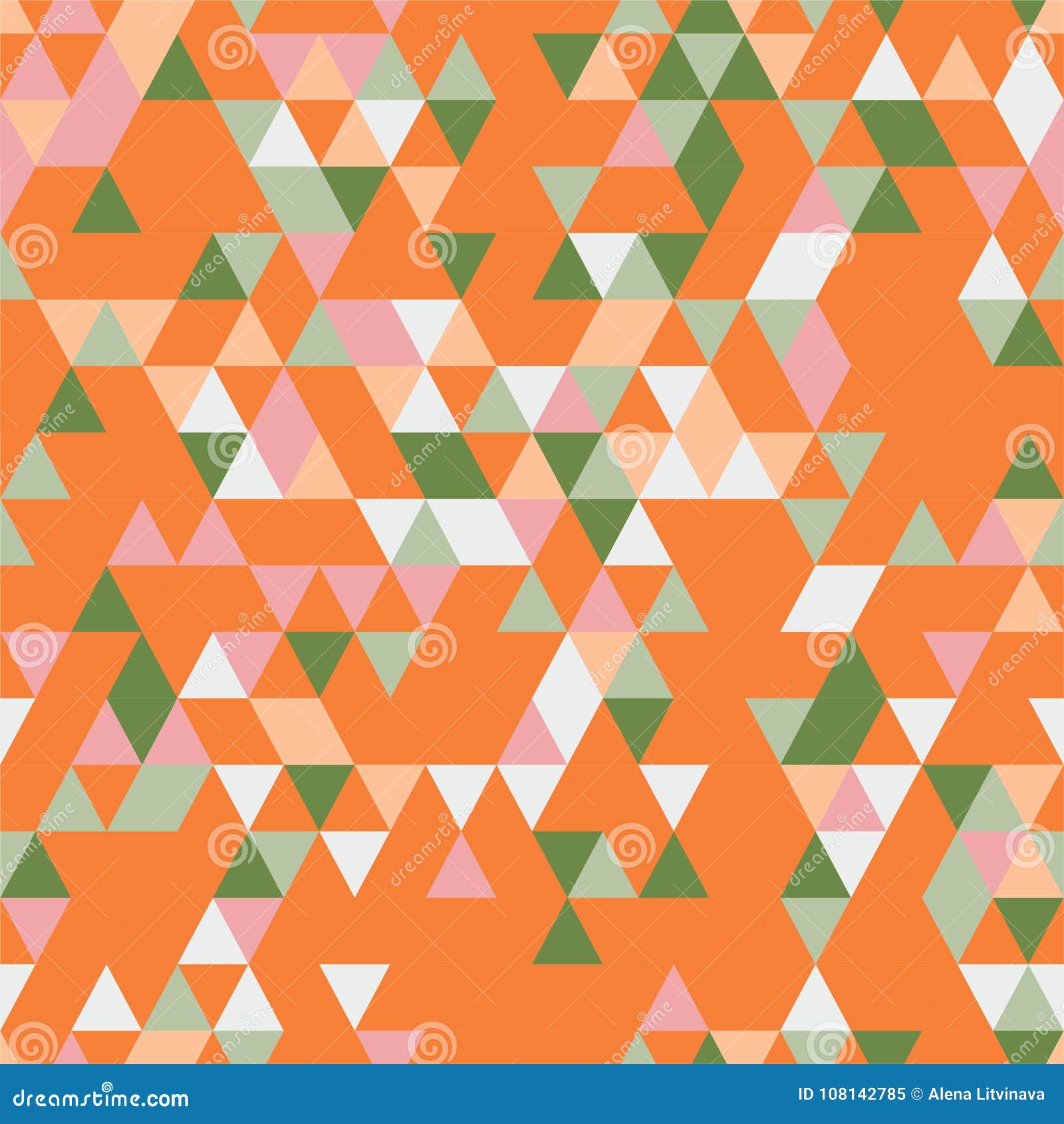 Riangle Seamless Background with Triangle Shapes of Different Colors ...