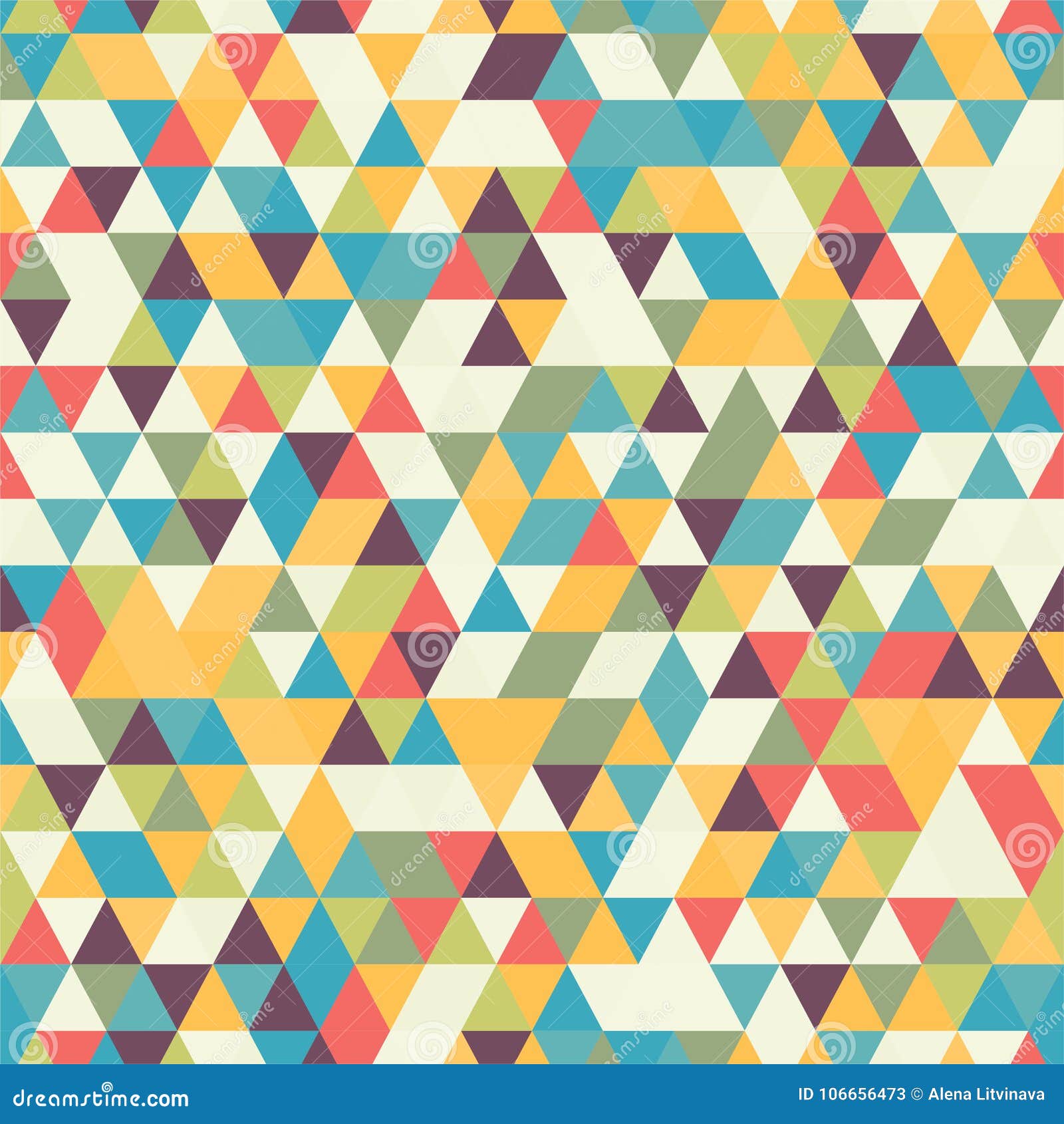 Riangle Seamless Background with Triangle Shapes Stock Vector ...