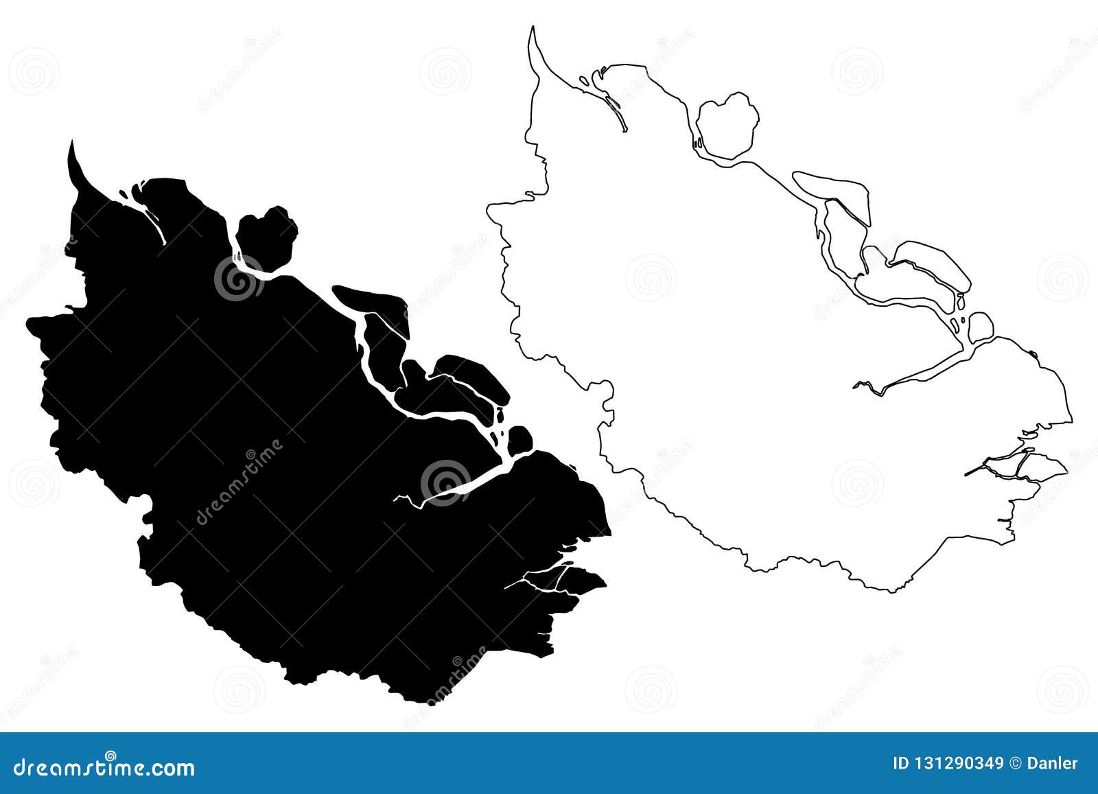 Batam, Riau Islands, Indonesia Street Map City Centre For Poster. High ...